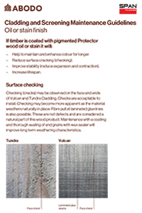 Vulcan and Sand Cladding - Span Floors