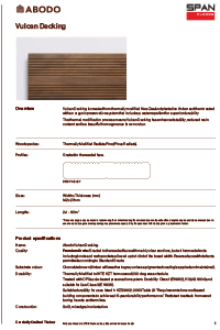 Vulcan Decking - Span Floors