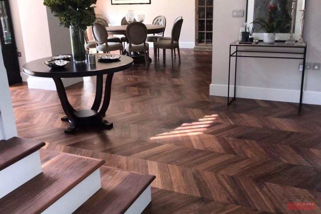 American Walnut Chevron - Span Floors