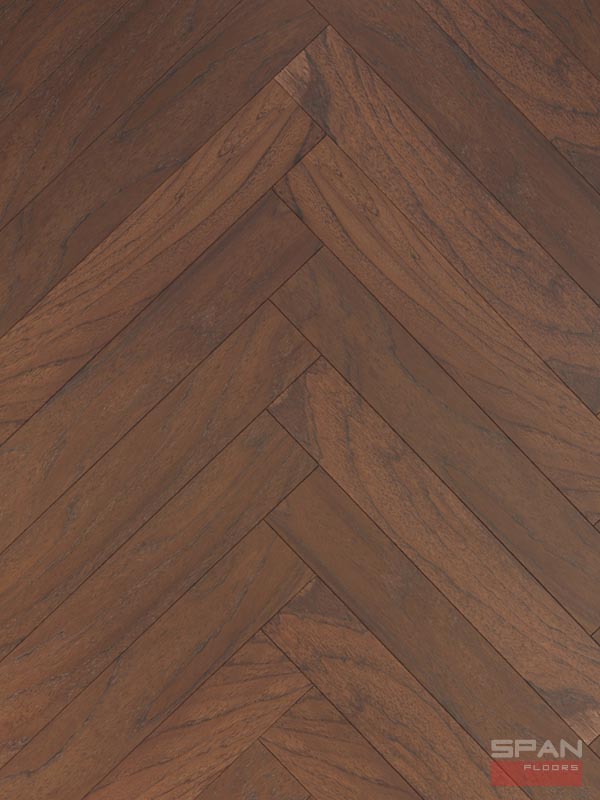 Teak Cocao Herringbone – Span Floors